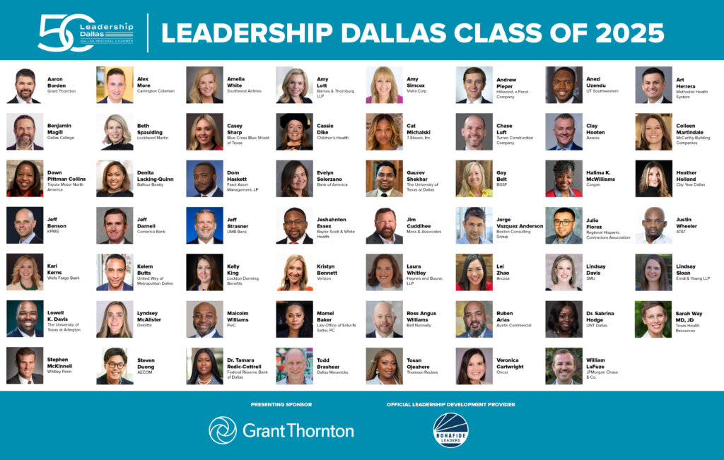 DRC announces 50th Class of Leadership Dallas | Dallas Regional Chamber